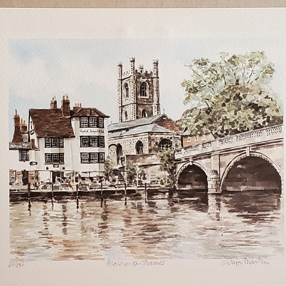 Glyn Martin | Art | Rare Print 6185 Of Henley On Thames By Famous ...